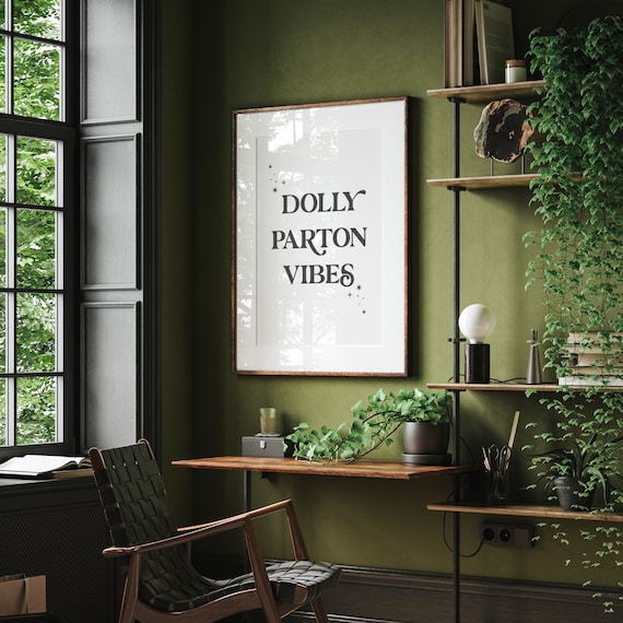 Dolly Parton Vibes Instant Download Printable Wall Art | Etsy