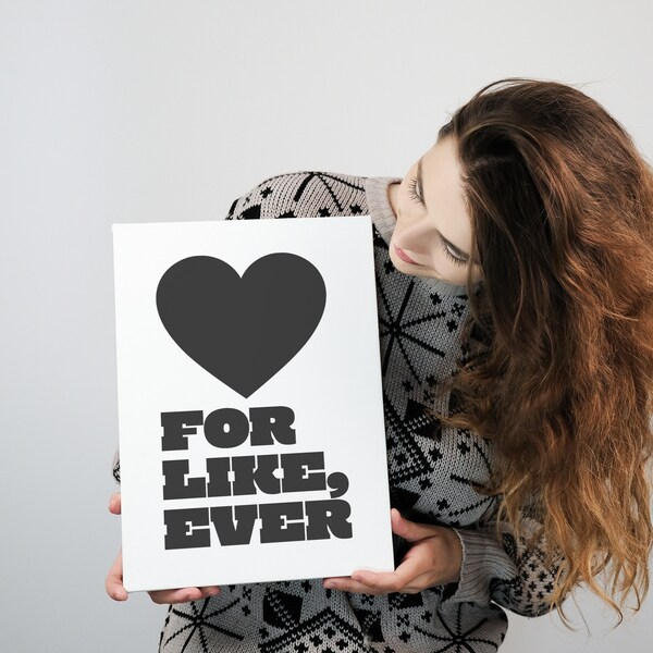 For Like Ever Poster - Etsy