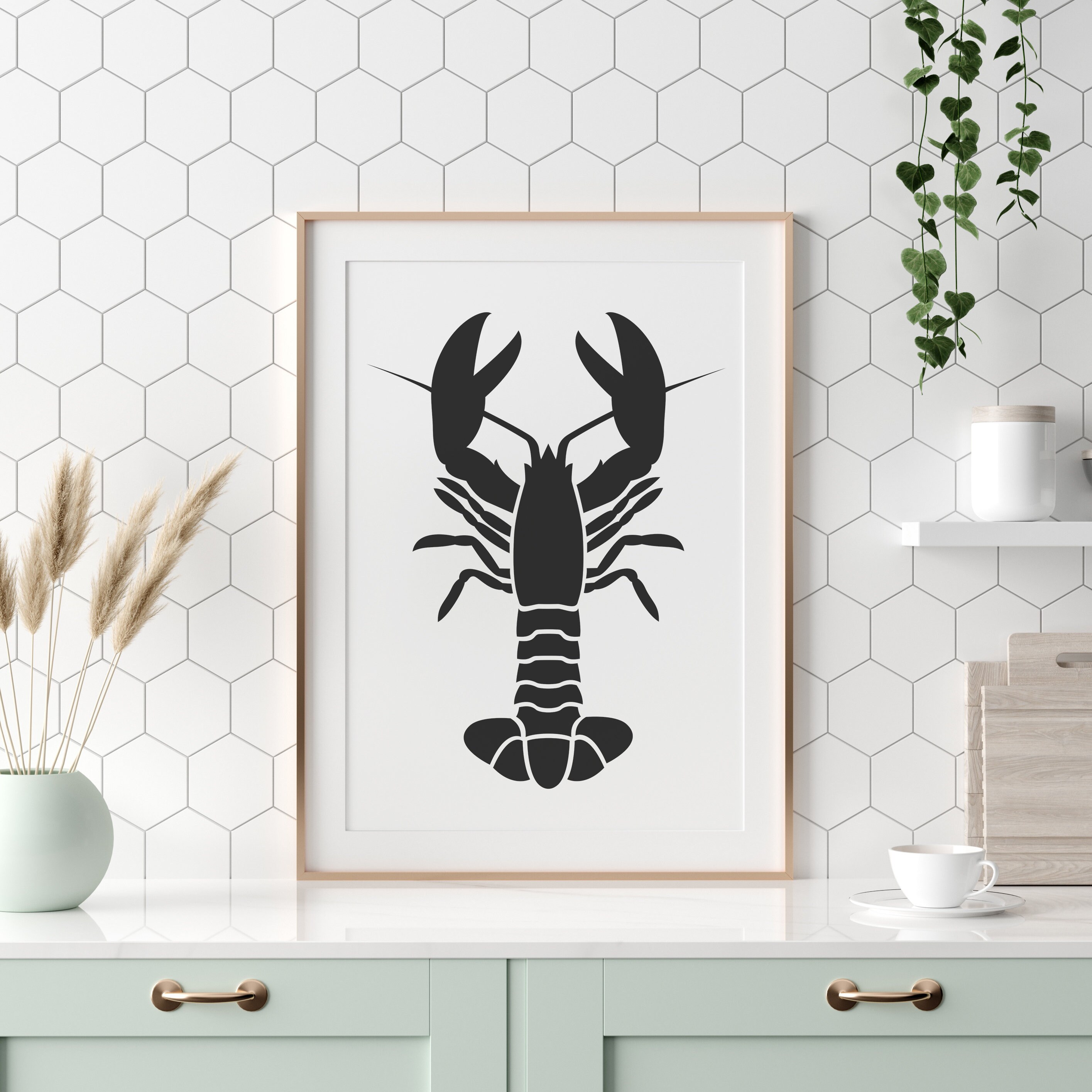 Lobster Crustaceancore Instant Download Printable Wall Art - Etsy