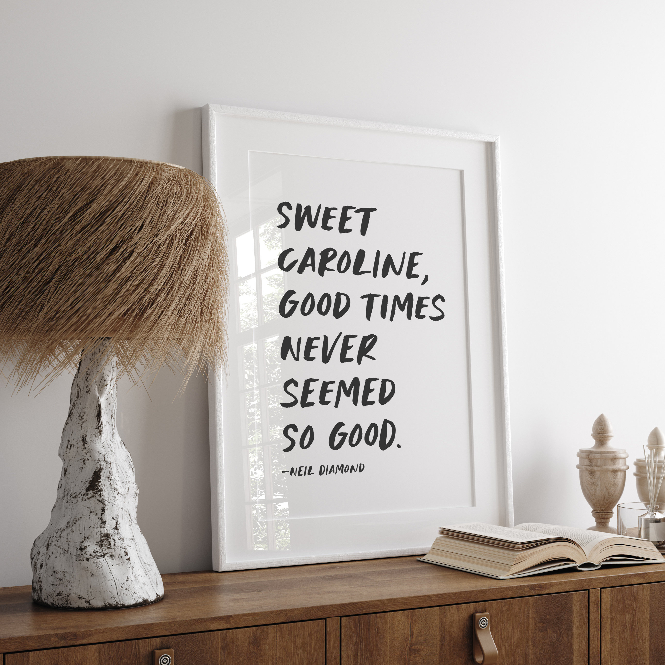 Sweet Caroline - Instant Download Printable Wall Art - Minimalist ...