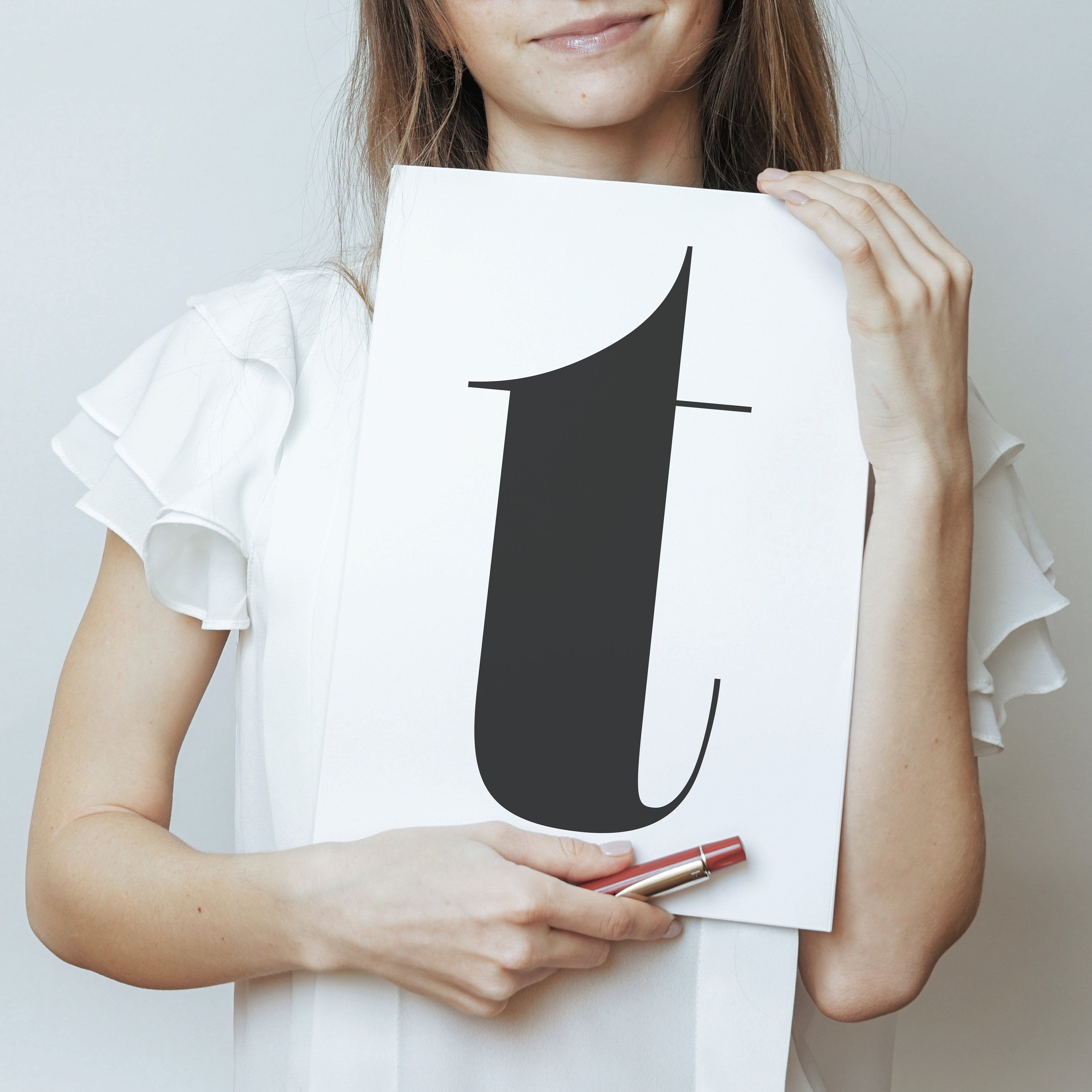 Big Initial Letter T Instant Download Printable Wall Art Black White ...