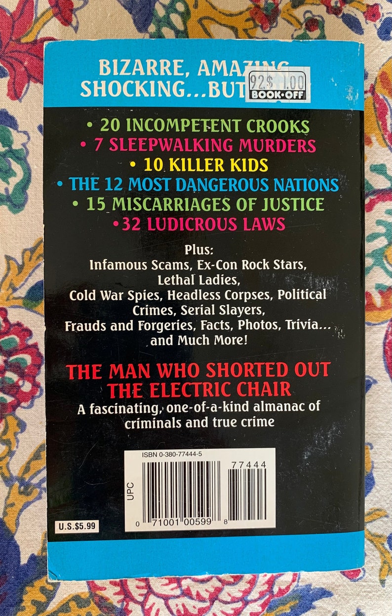 The Man Who Shorted Out the Electric Chair - Etsy