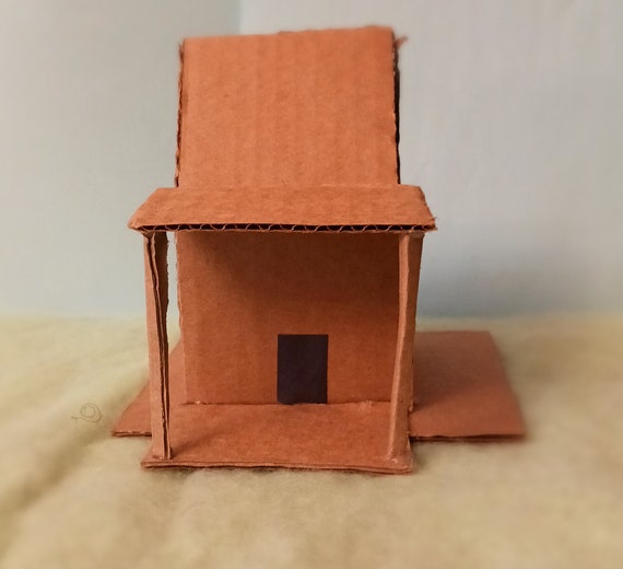 Simple Cardboard House Model