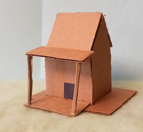 Simple Cardboard House Model