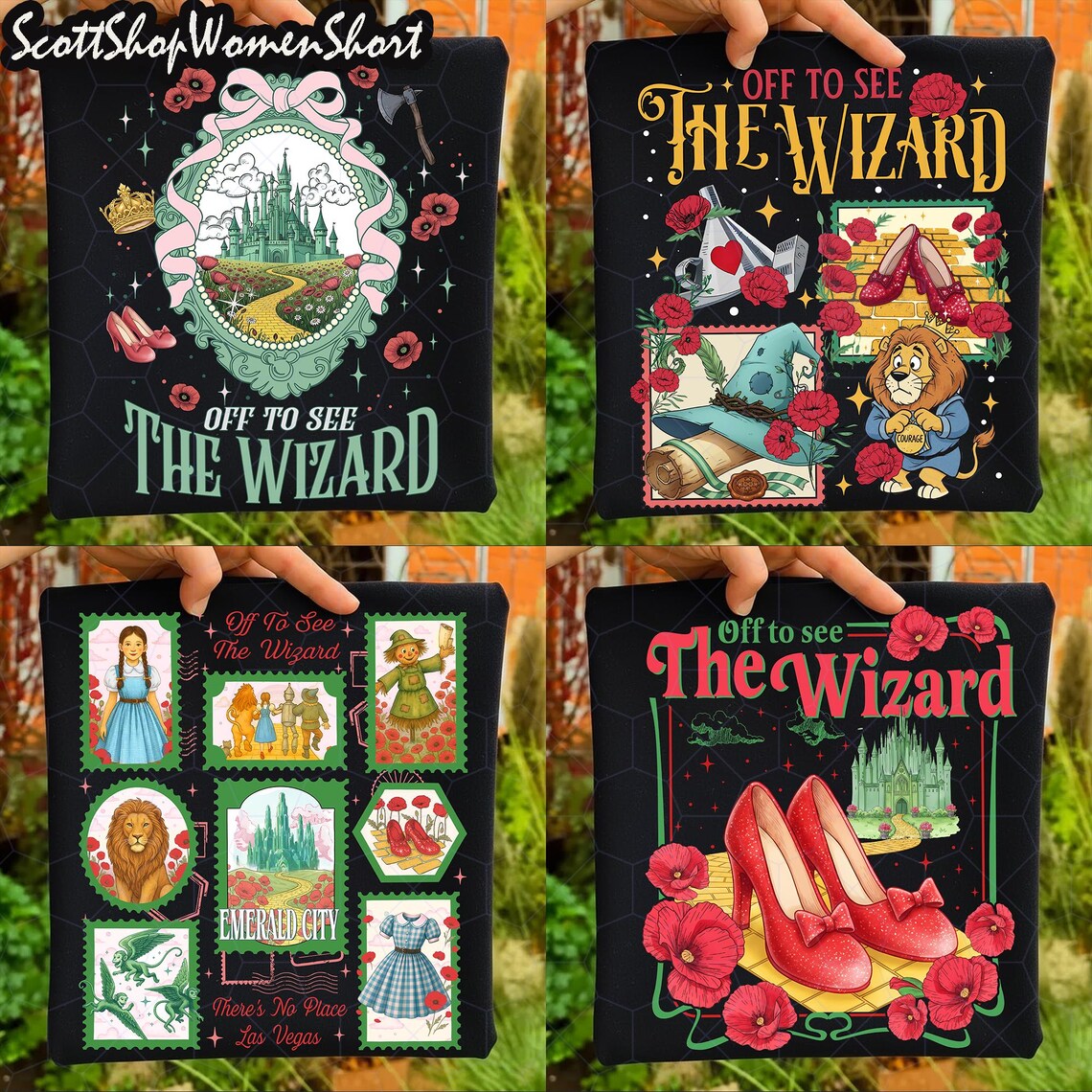 The Wonderful Wizard of Oz Bundle Png, There's No Place Like Lass ...