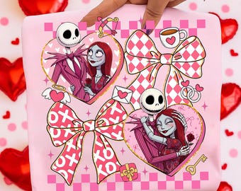 Nightmare Valentine Couple Png, Valentine's Day Chicano Png, Valentine ...