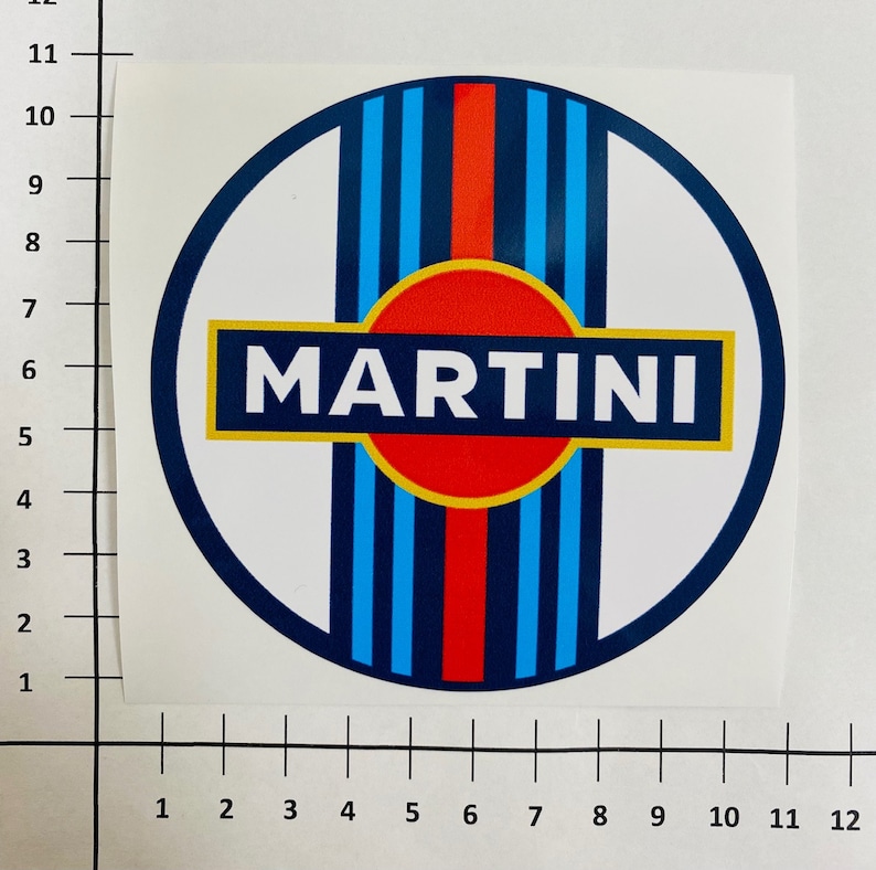 MARTINI OLDSCHOOL Sticker Youngtimer Car Vintage Car Motorsport V8 Race ...