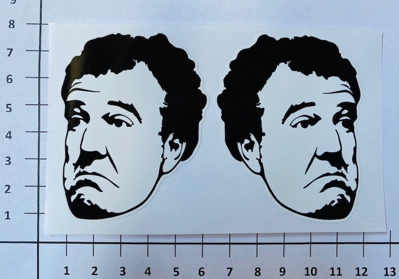 Jeremy Clarkson Sticker 2x Set Sticker Fun TOP Bumper Tuning Car Decal ...