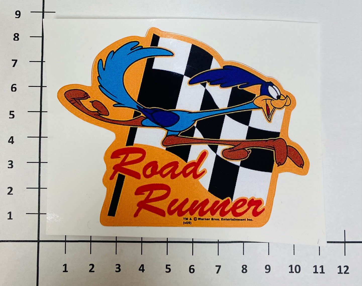 ROAD RUNNER BEEP Sticker Flag Vintage Car Old School Retro Tank ...