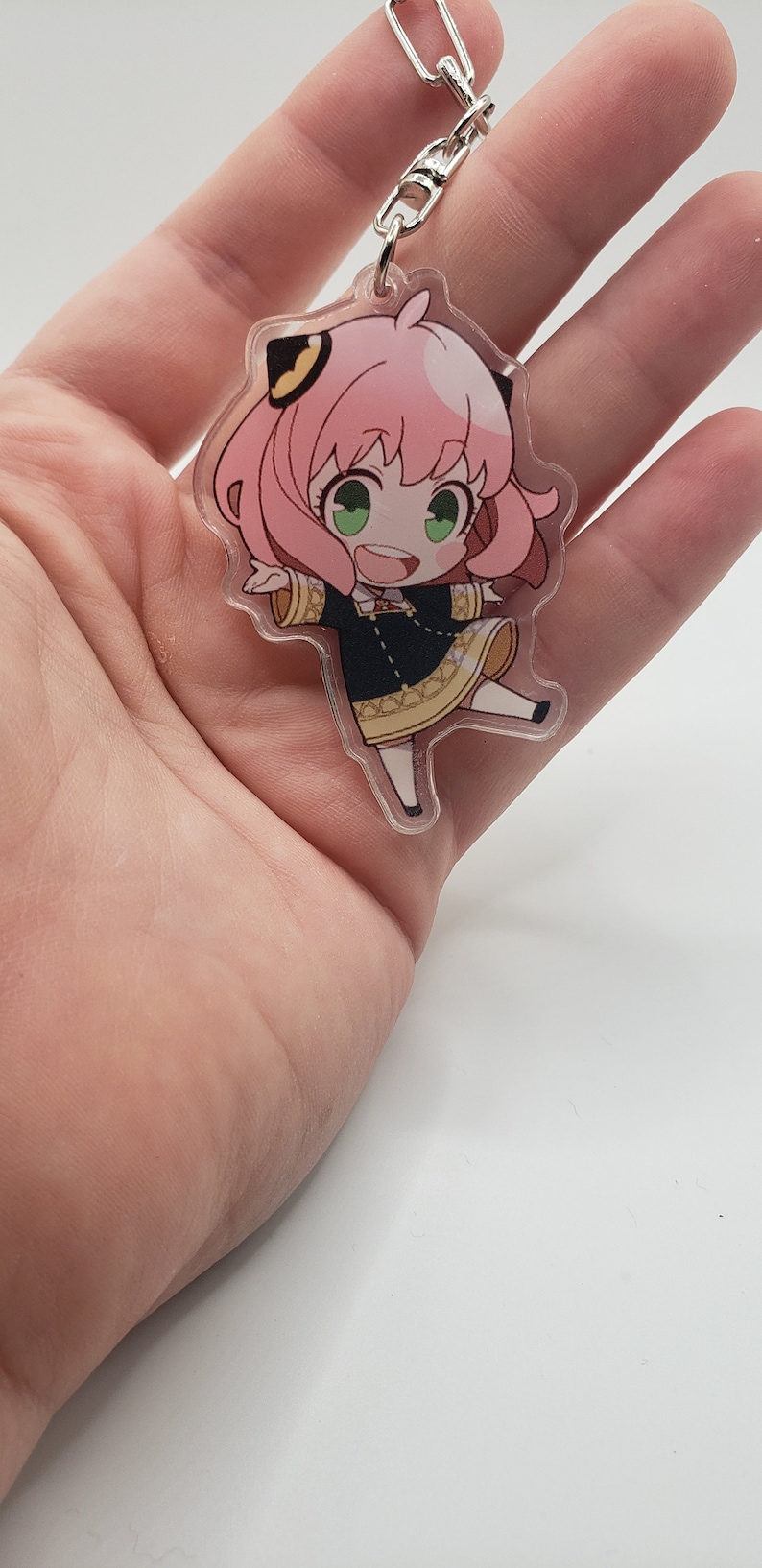 Anya Spy X Family Keychain-school Uniform - Etsy