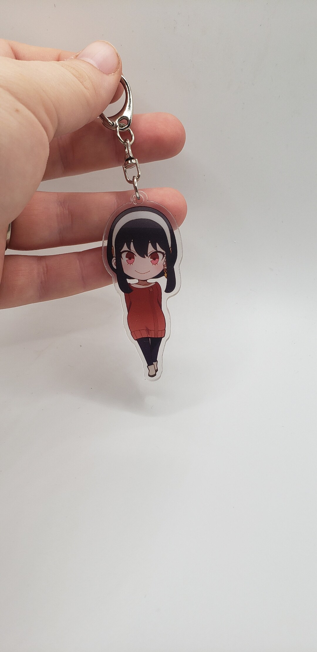 Yor Forger Keychain Charm Spy X Family Inspired Acrylic Keychain - Etsy