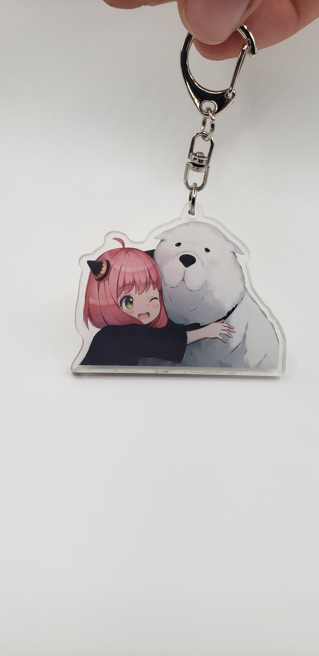 Anya and Bond Keychain Inspired by Spy X Family - Etsy