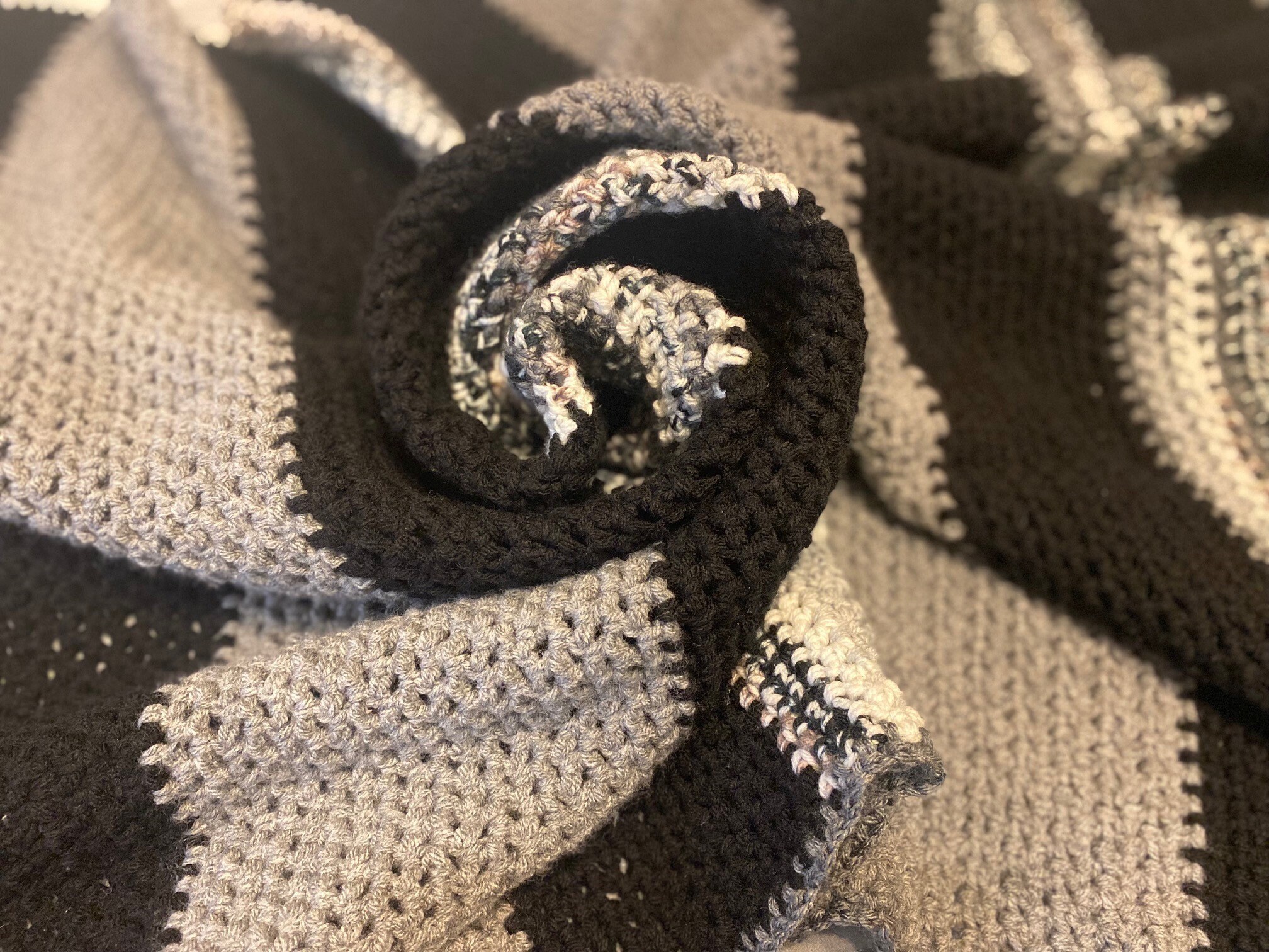 Handmade Timber Wolf Crochet Blanket Handmade Blanket - Etsy