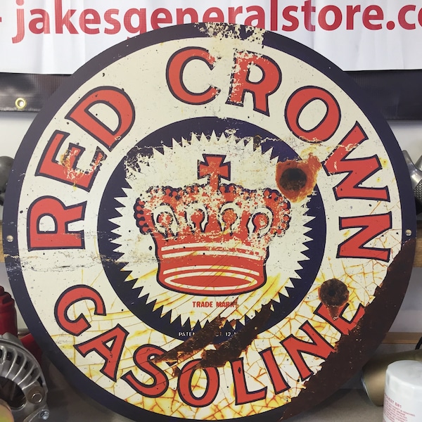 Gasoline Sign - Etsy