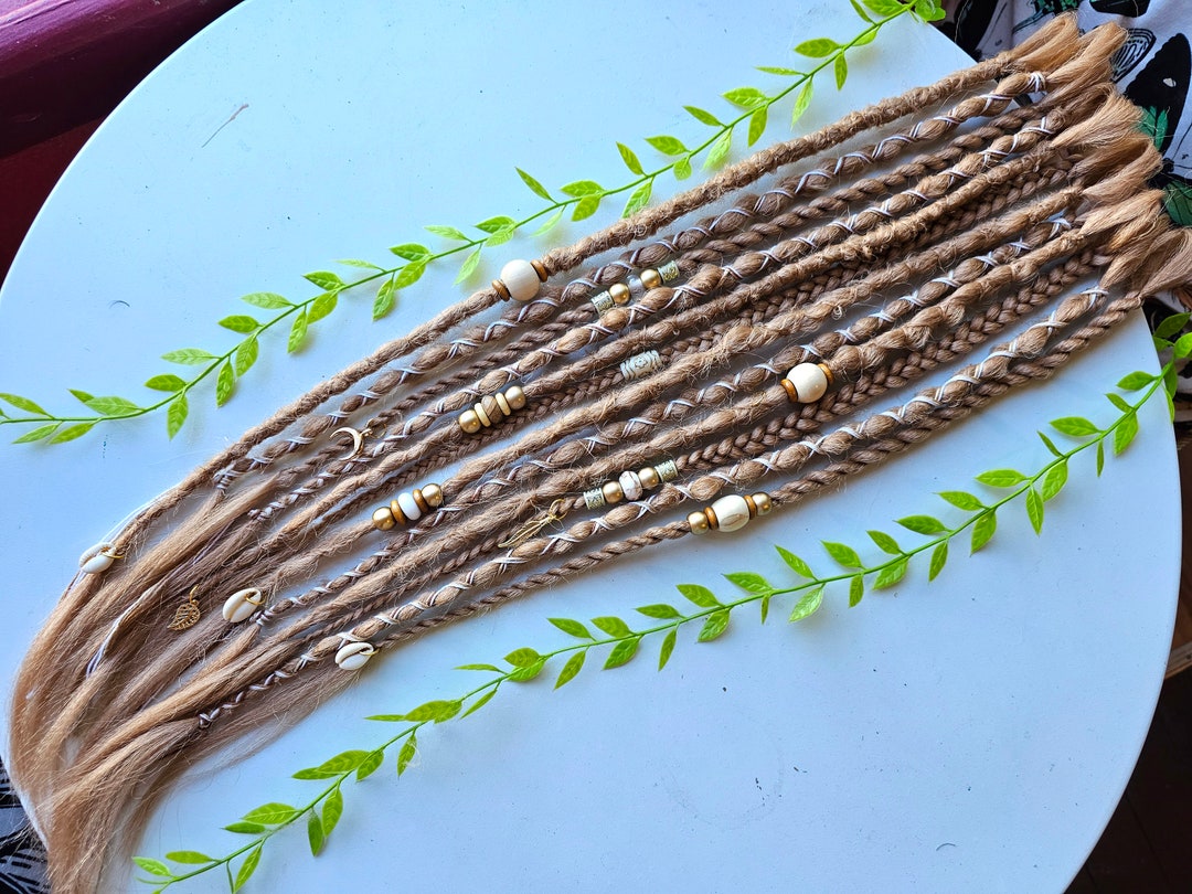 XL Strawberry Blonde Dreadlock Extensions (12 X 24inch Extra Long ...