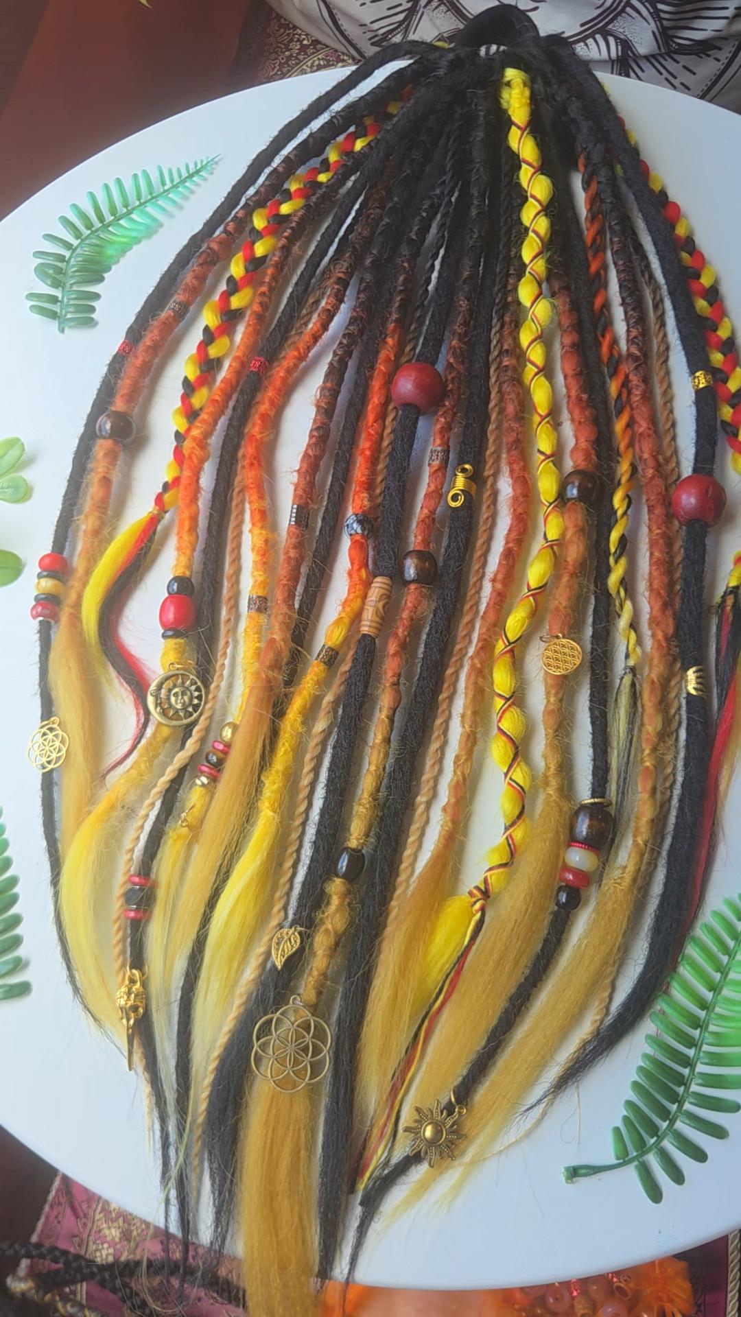 24 20-24 Inch Tribal Aboriginal Flag Inspired Red Yellow Black ...
