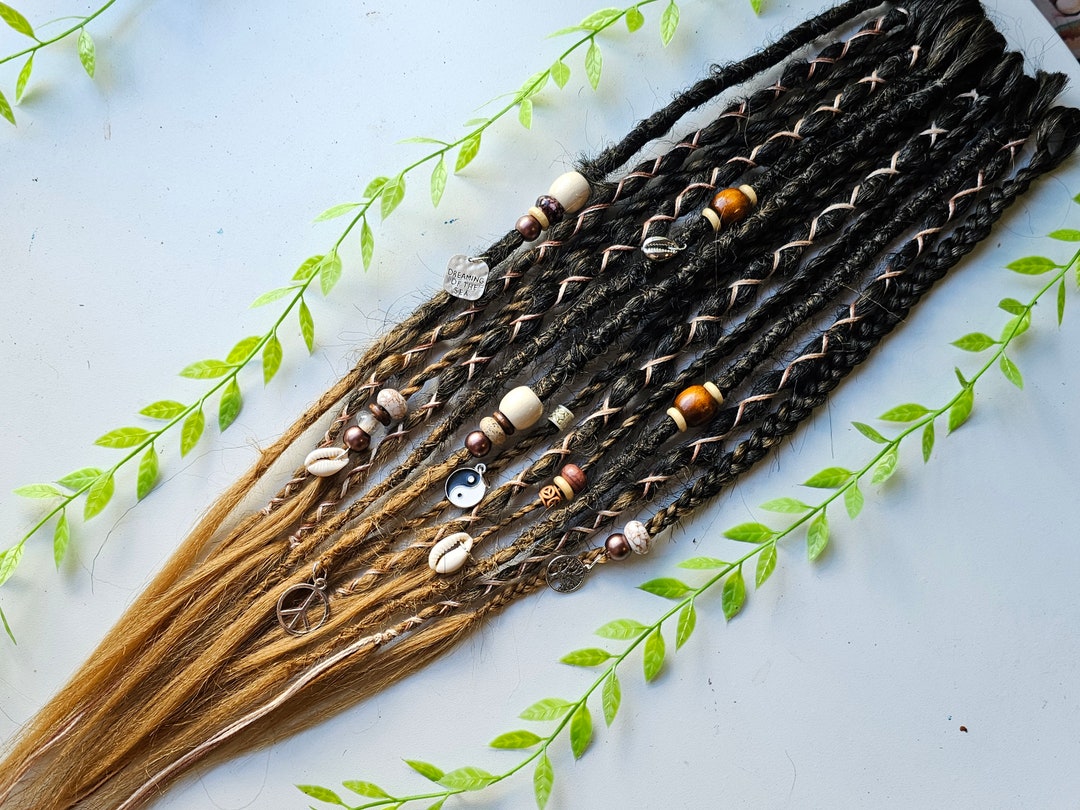 Long Ombre Dreadlock Extensions (12 X 20-22 Inch) Girly Goddess Braid ...