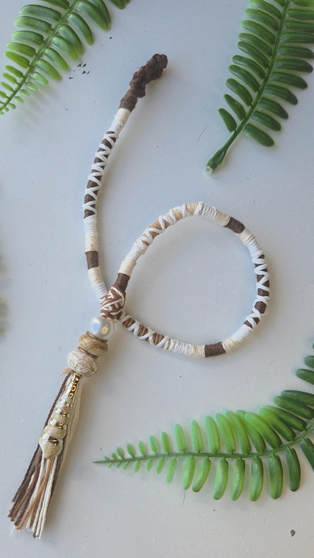 Crystal & Seashell Hair Wrap Extensions With Picture Jasper Crystal ...