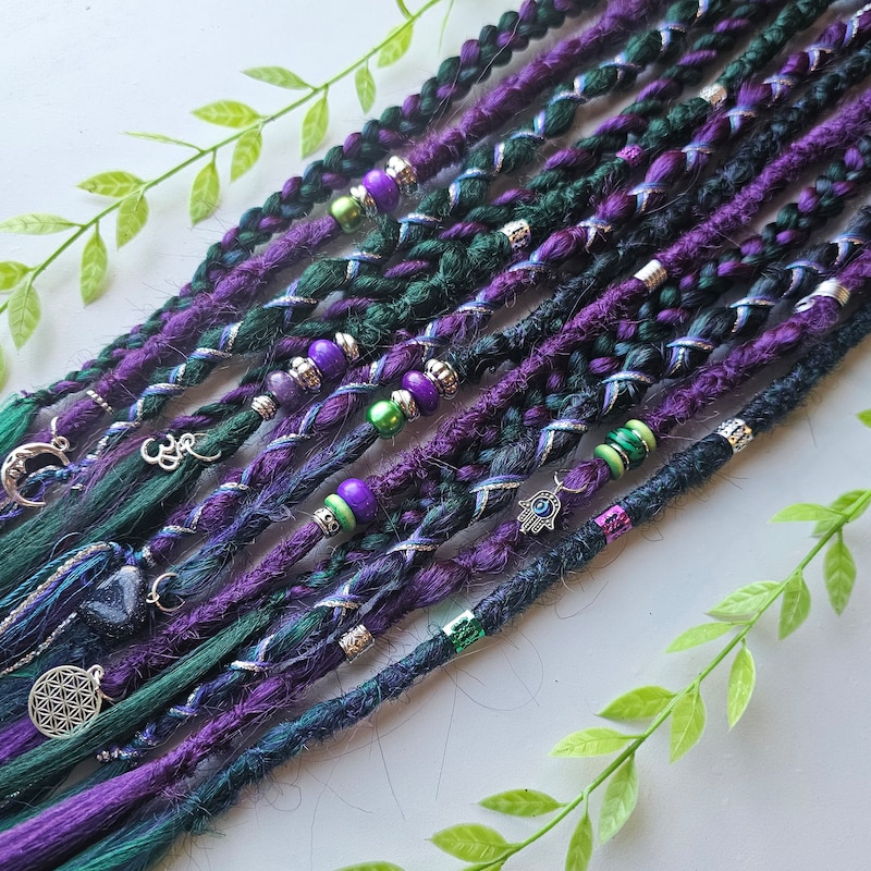 Purple Hair Extensions - Etsy