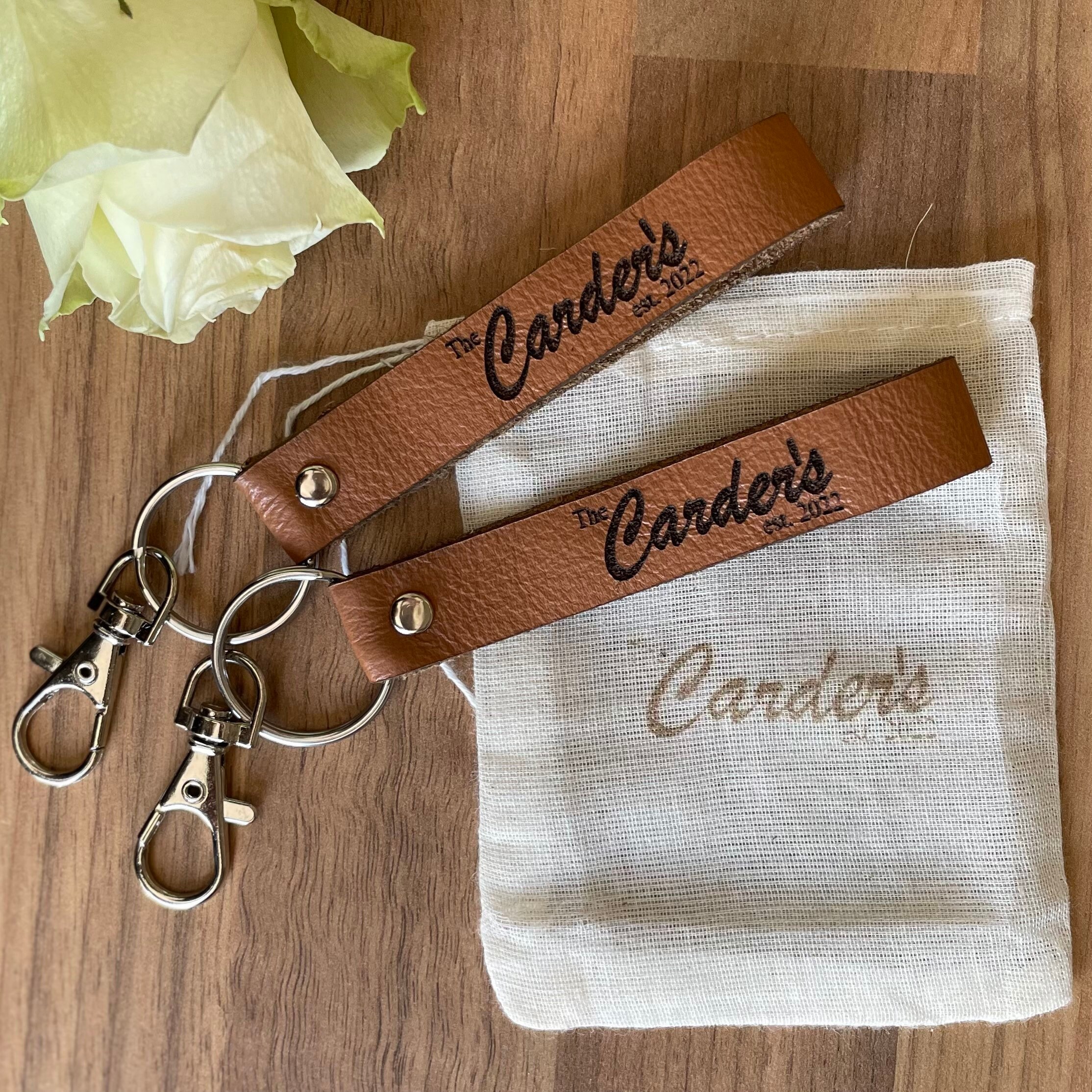 Personalised Leather Key Loop | Etsy