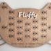 Cat Advent Countdown. Pet Christmas Calendar for Treats. Personalised ...