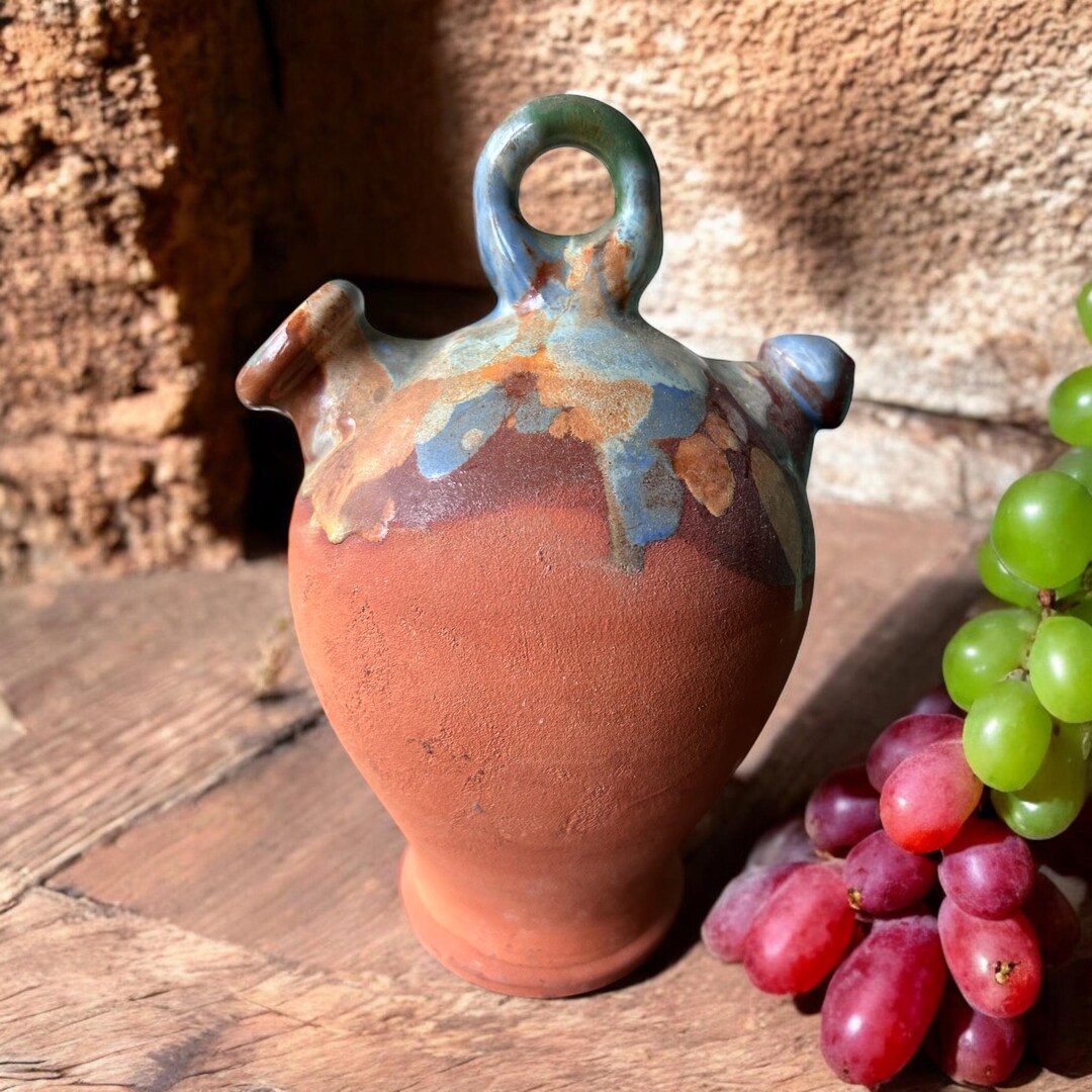 Botijo - Spanish Water Drinking Jug - Clay Pottery - Functional Design ...