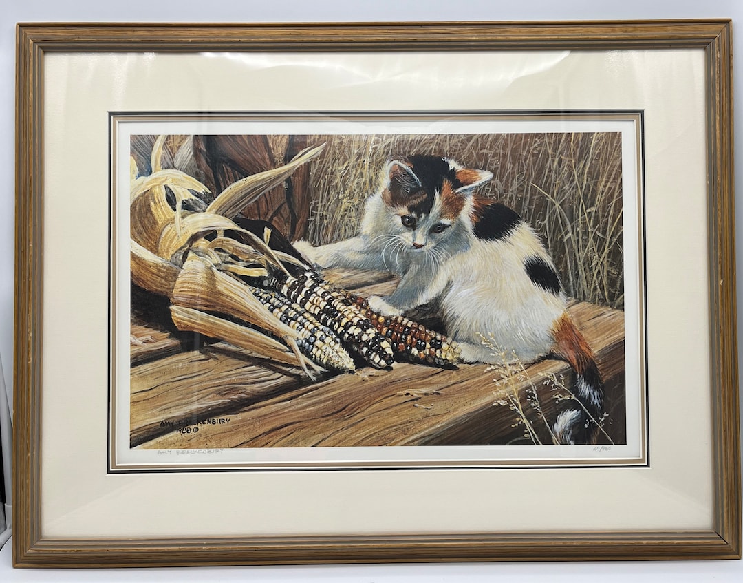 Cat in the Maze - 1988 Amy Brackenbury Signed & Numbered 169/950 ...