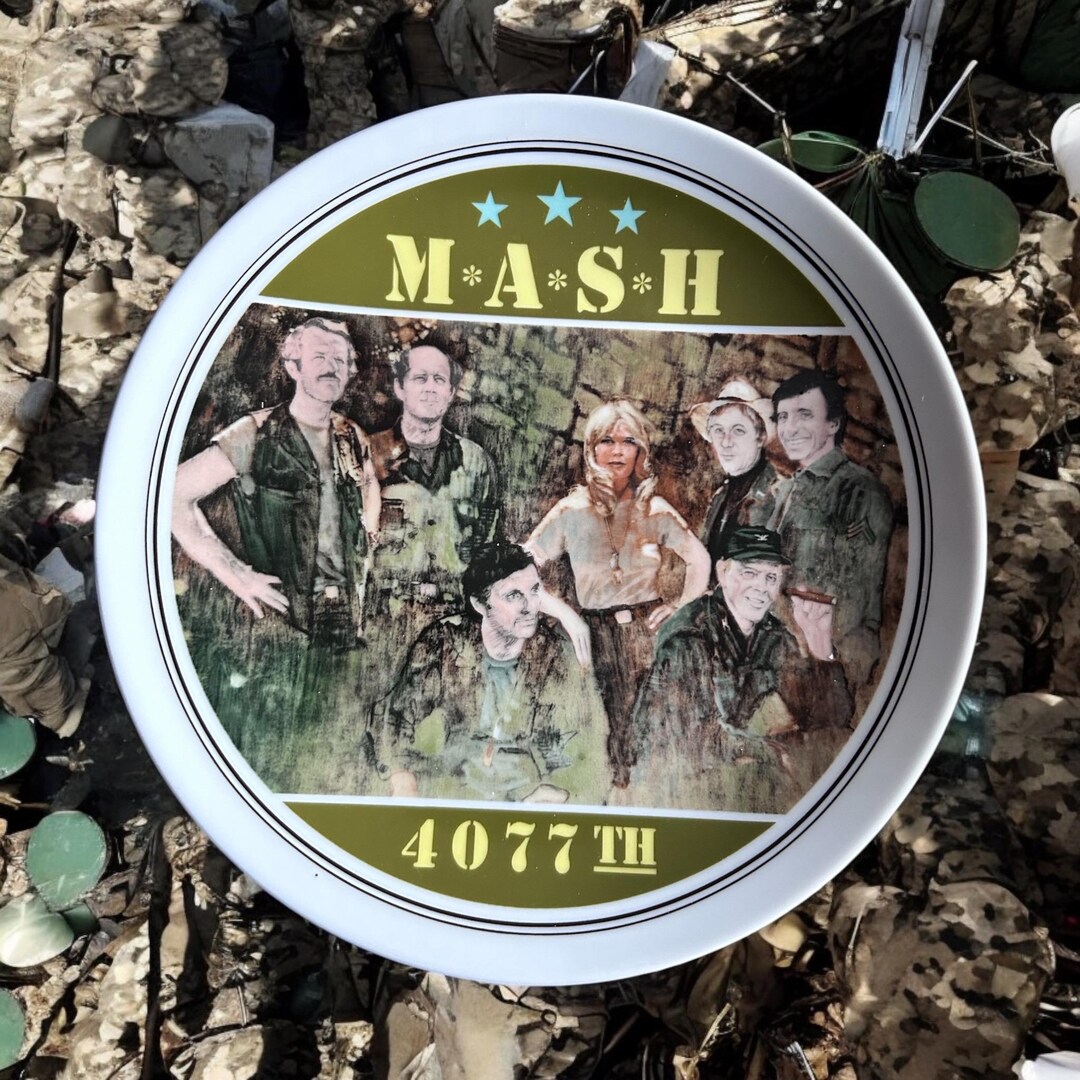 Mash 4077th Commemorative Plate Collectible Memorabilia Movie/tv Series ...