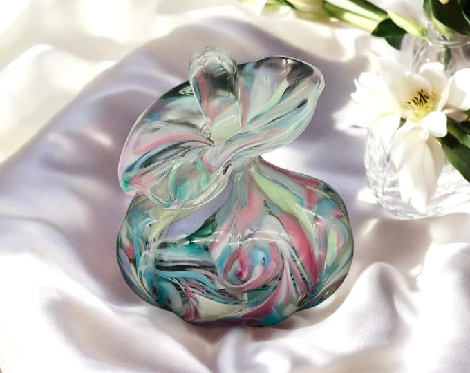 Vintage Art Glass Jack in the Pulpit Style Perfume Bottle With Glass ...