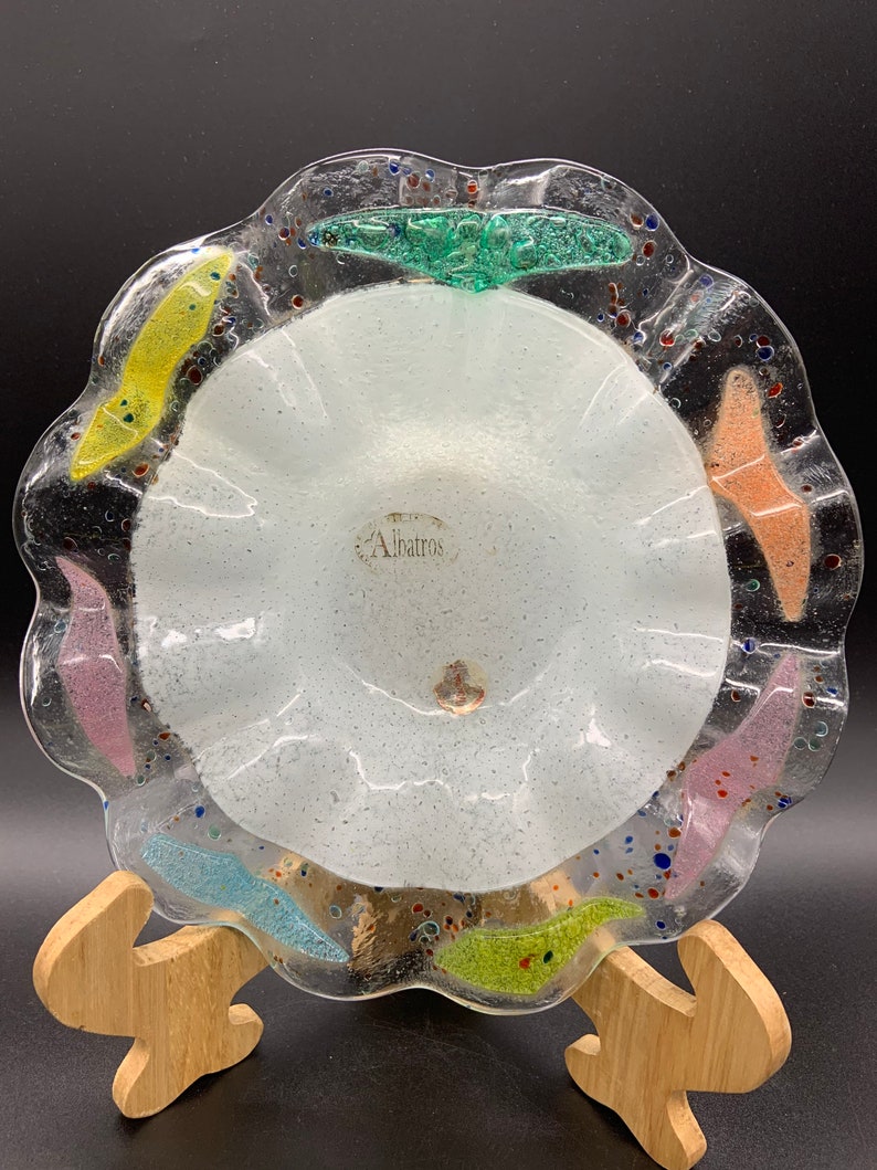 Italian Albatros Murano Glass Multi-colored Infused Candy - Etsy