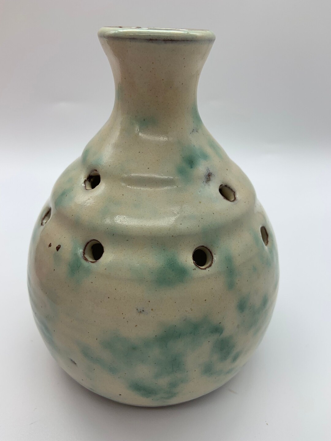 Vintage Nova Scotia Ceramic Porous Table Bud Vase Art Pottery Signed ...