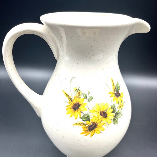 Sunflower Pitcher - Etsy