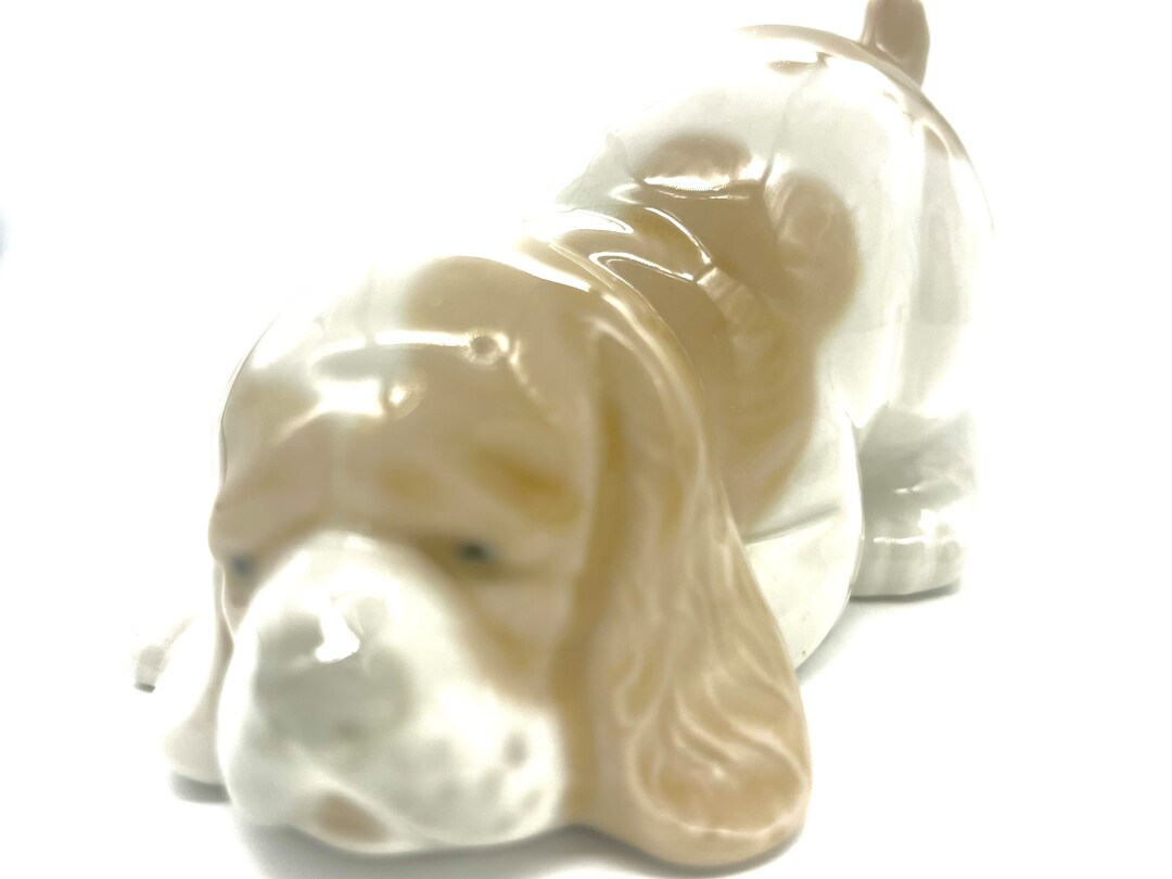 Vintage Spanish Lladro NAO Porcelain Beagle Puppy Dog Figurine Made in ...