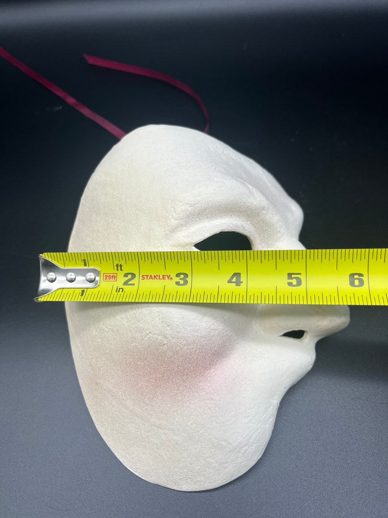 Vintage Phantom of the Opera Half Mask Lighweight Paper Mache - Etsy