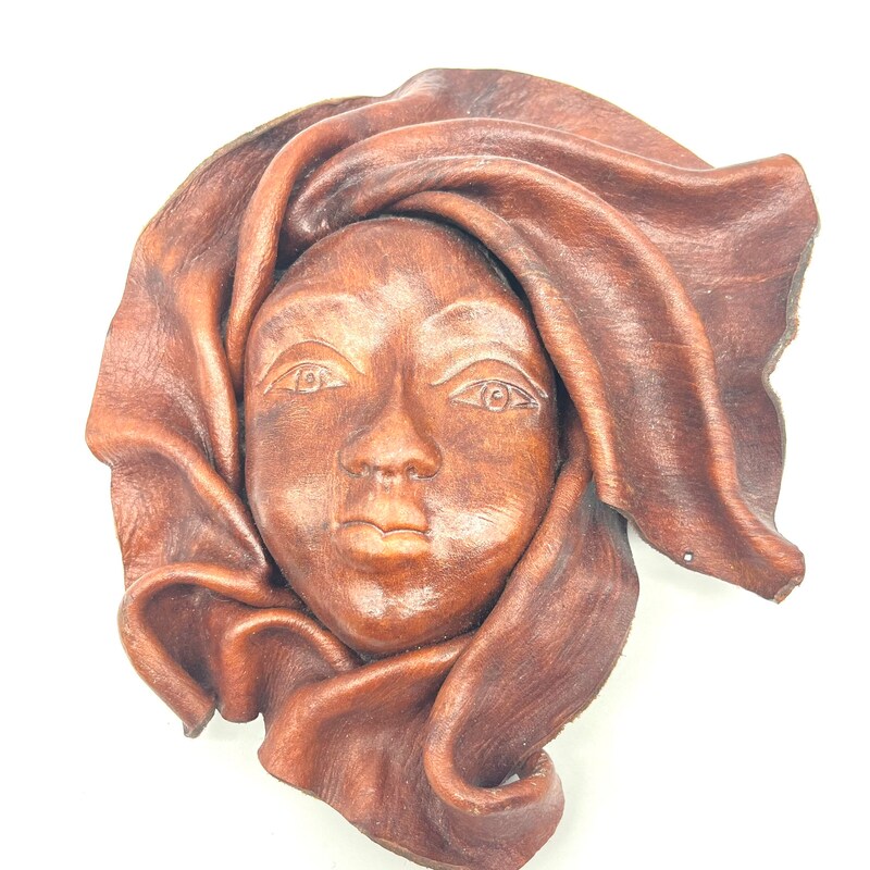 Molded Leather Mask - Etsy