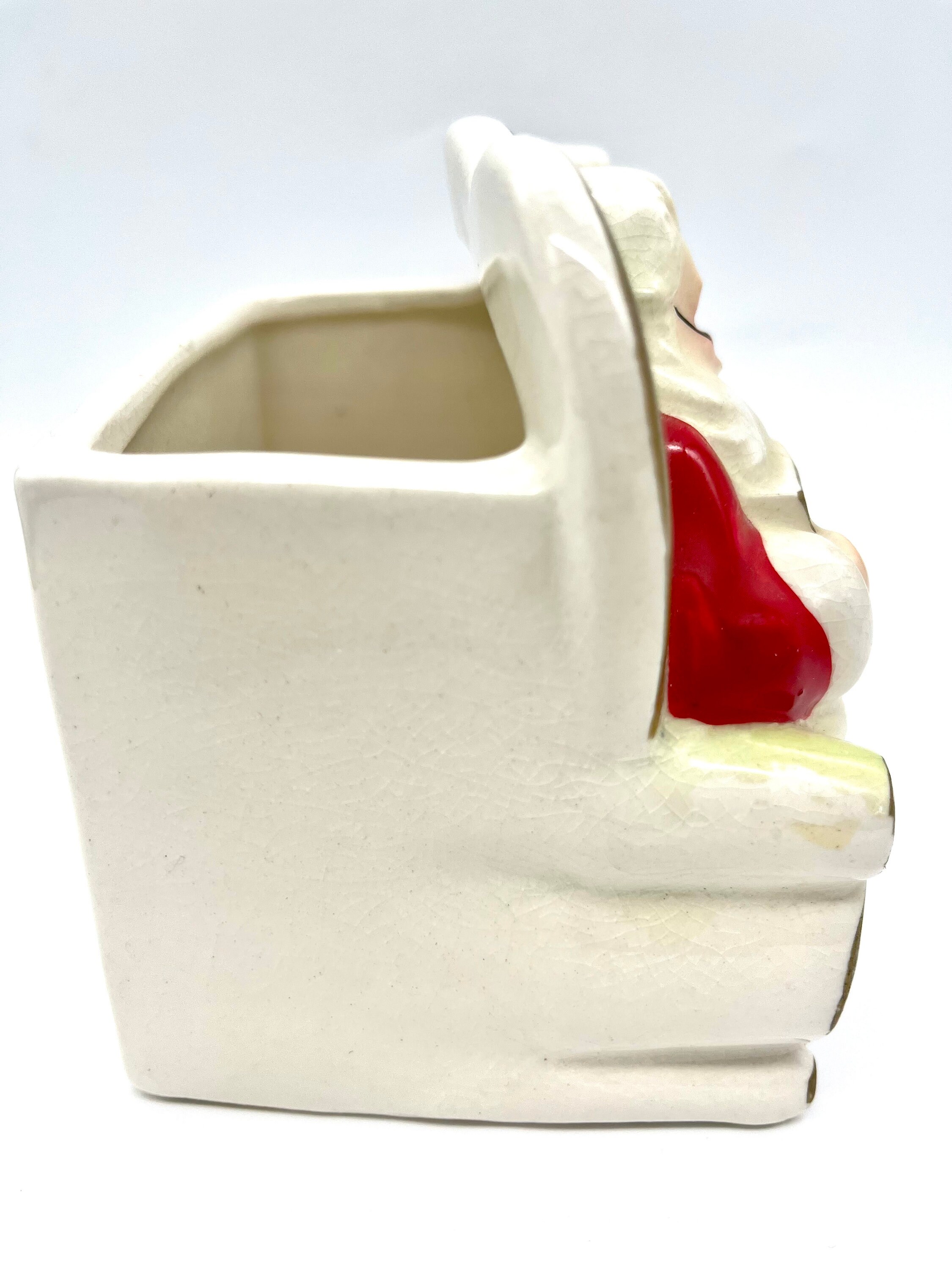 Vintage Shafford Mr & Mrs Claus Planter/napkin - Etsy Canada