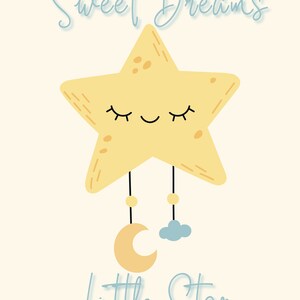 Sweet Dreams Little Star Digital Print Bundle - Etsy