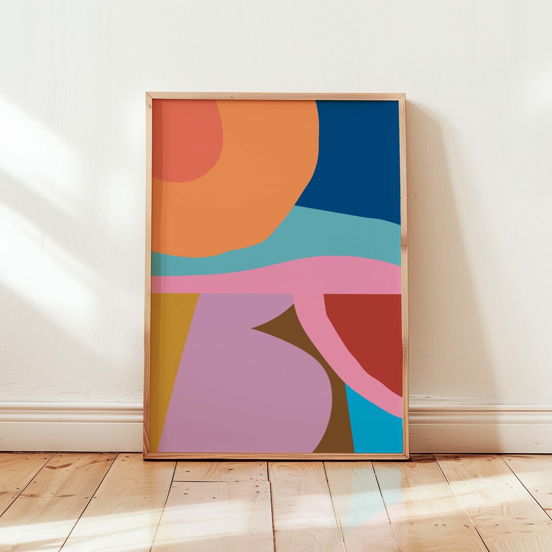 Colorful Abstract Art Modern Printable Wall Art Modern Abstract Art ...
