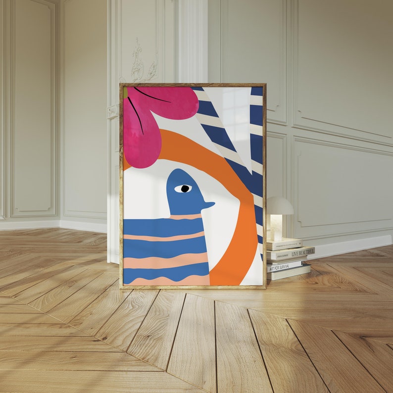 Abstract Wall Art Colorful Art Set of 3 Kids Printables Wall Art Bright ...