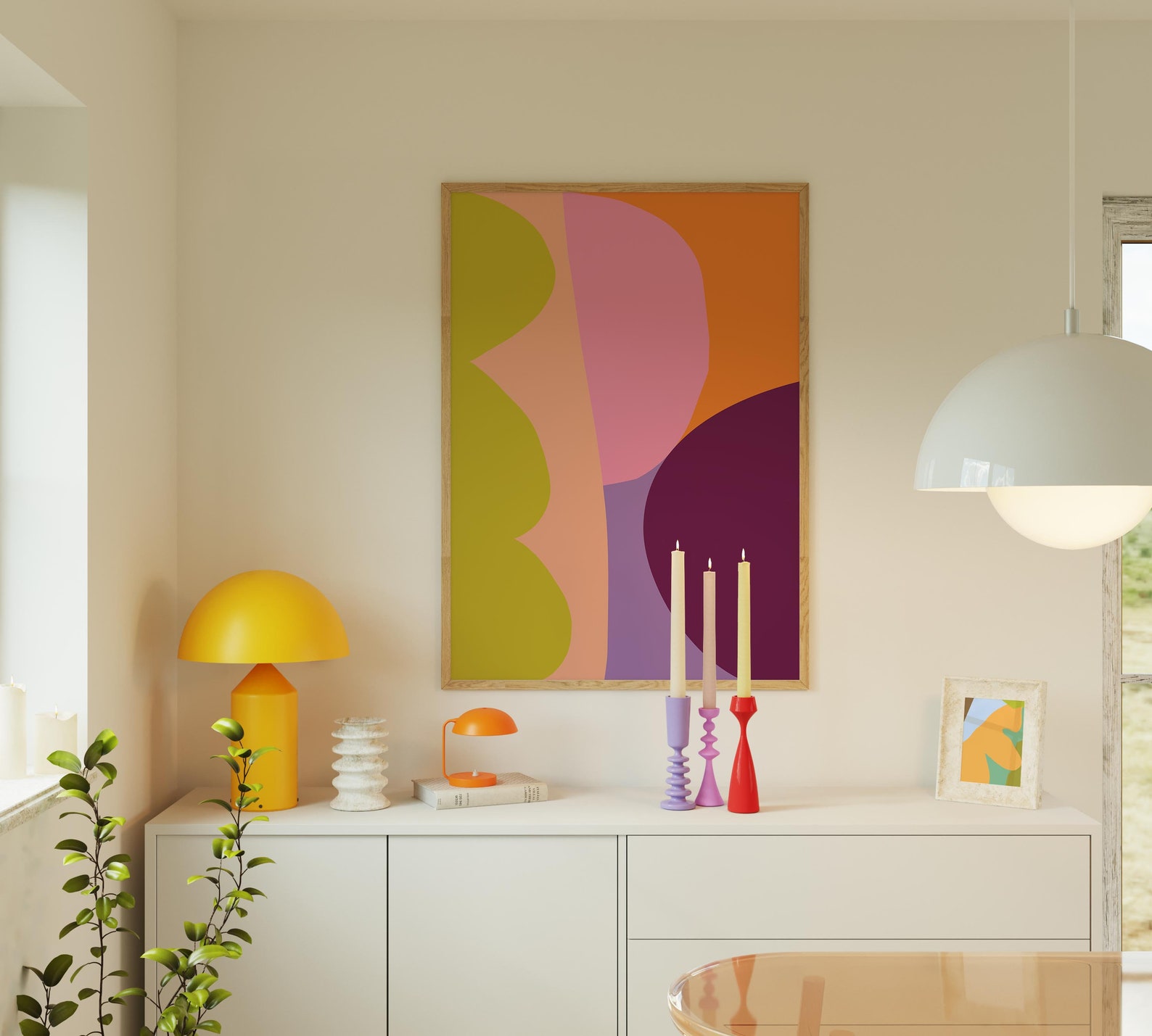 Colorful Abstract Art Preppy Aesthetic Prints Colorful Printable ...