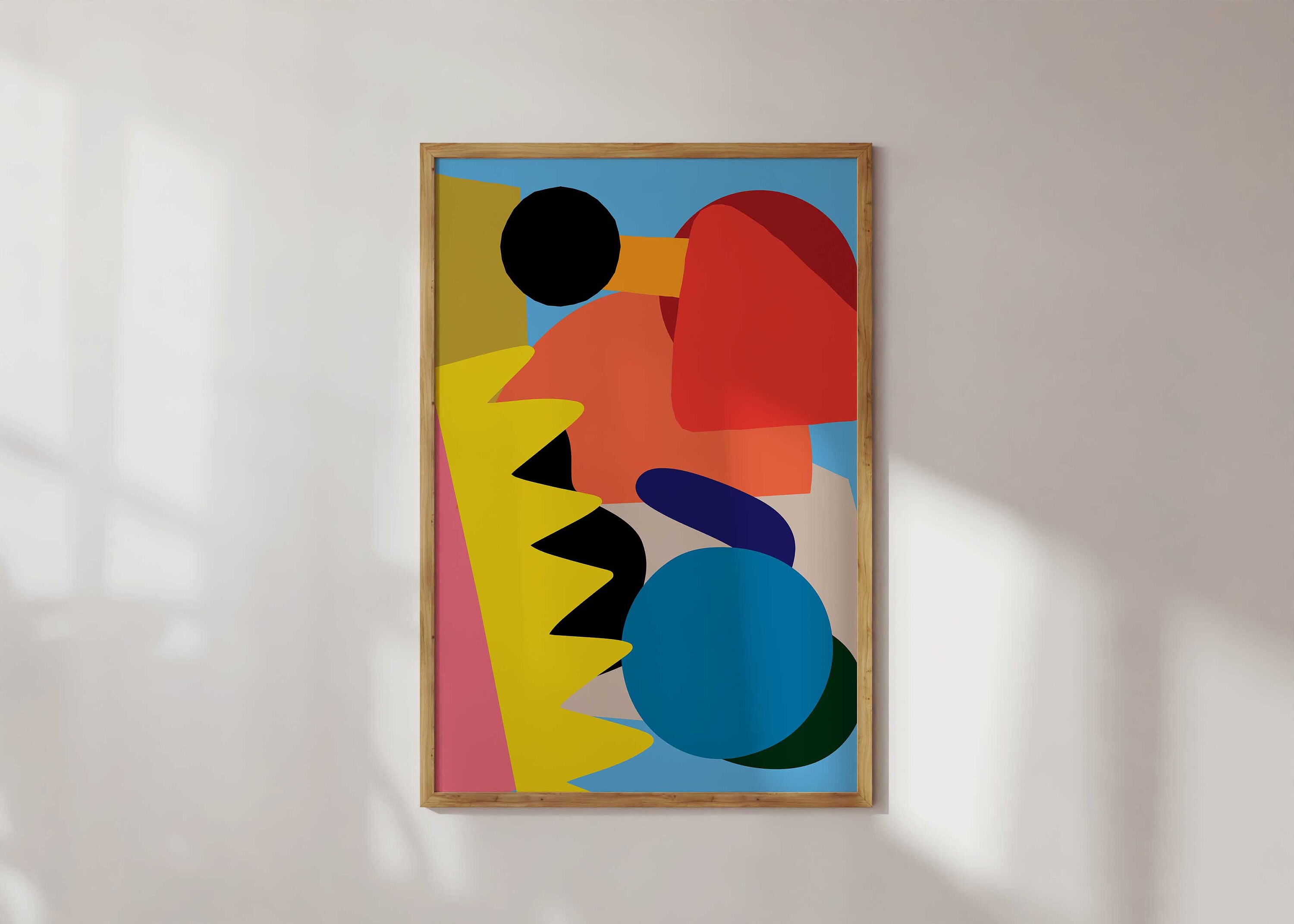 Colorful Abstract Art Abstract Set of 3 Prints Colorful - Etsy