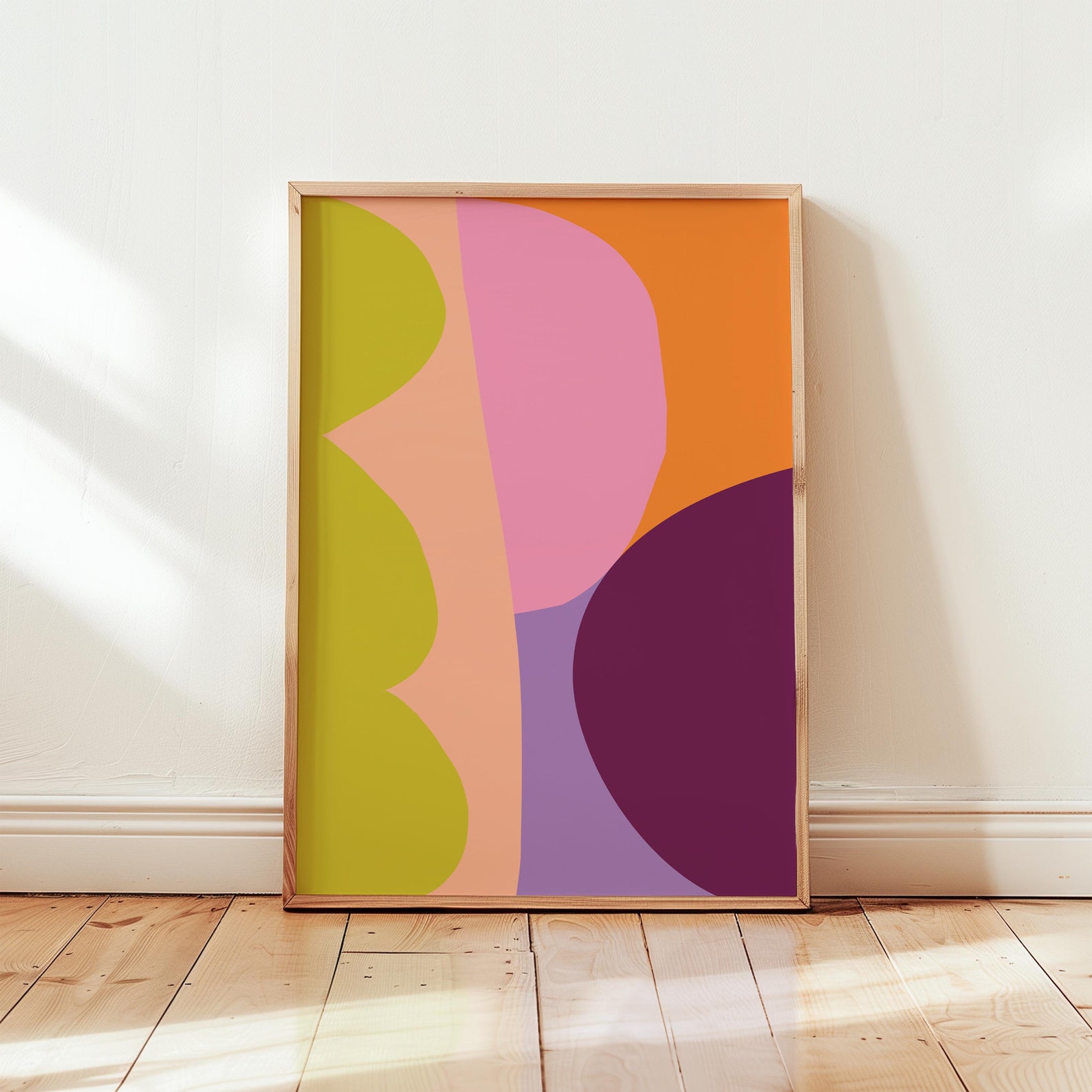 Colorful Abstract Art Preppy Aesthetic Prints Colorful Printable ...