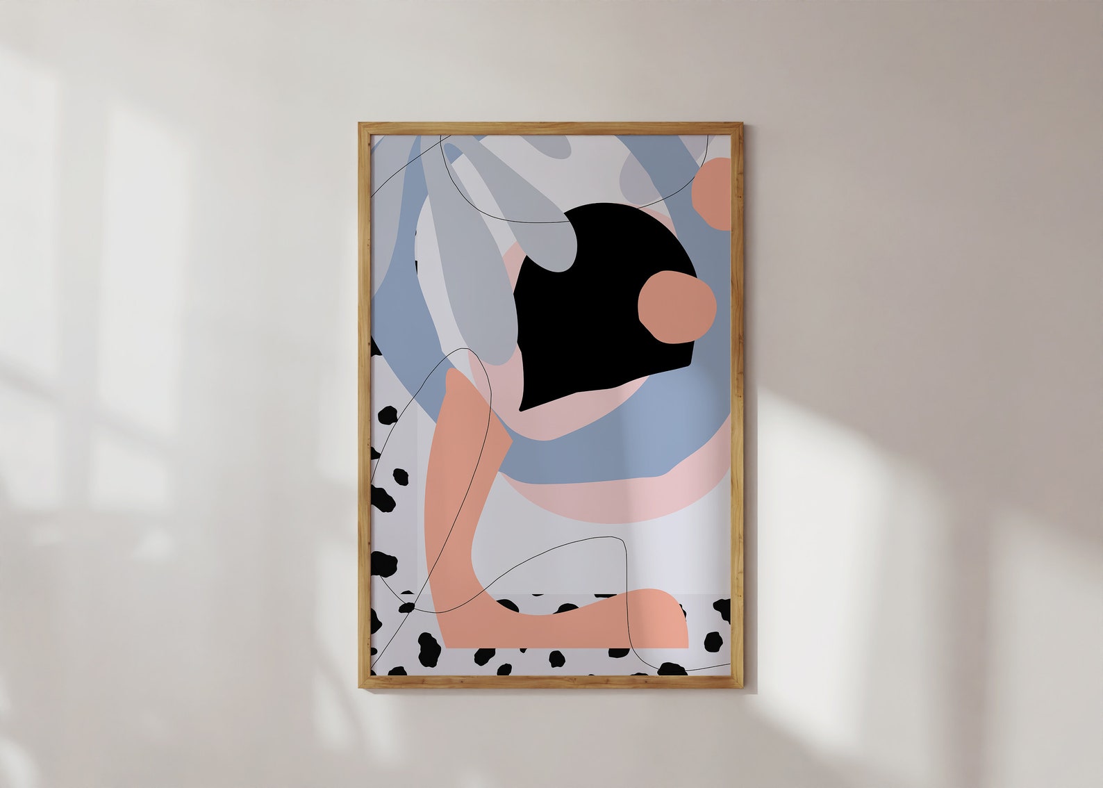 Moderne Wand Kunst Bunte Drucke Trendige Ästhetik Raum Dekor Rosa Drucke Druckbare Moderne Kunst ...