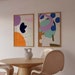 Printable Gallery Set of 2 Abstract Colorful Preppy Prints - Etsy