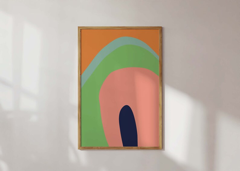 Abstract Colorful Prints Set: Modern Wall Art Decor (digital Download ...