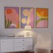 Printable Gallery Set of 3 Abstract Colorful Preppy Prints Modern ...
