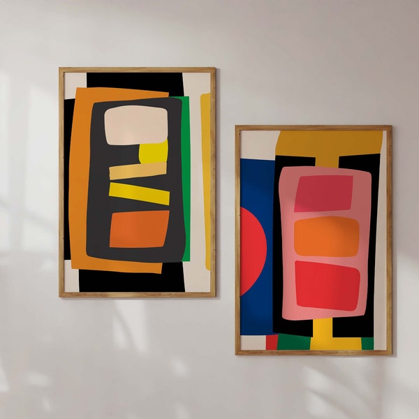 Abstract Art Blocks - Etsy