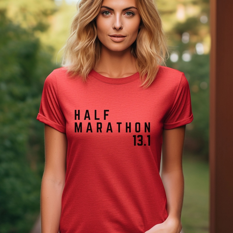 Half Marathon Shirt, Running T-shirt, Gift for Runner, Half Marathon ...