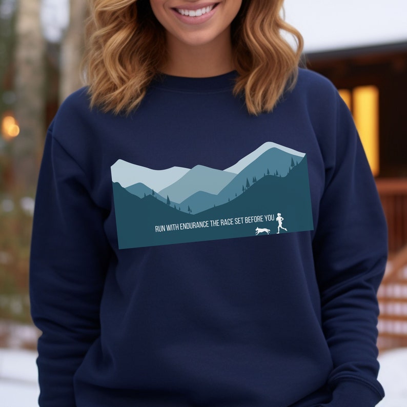 Run With Endurance the Race Set Before You Shirt, Running Sweatshirt ...