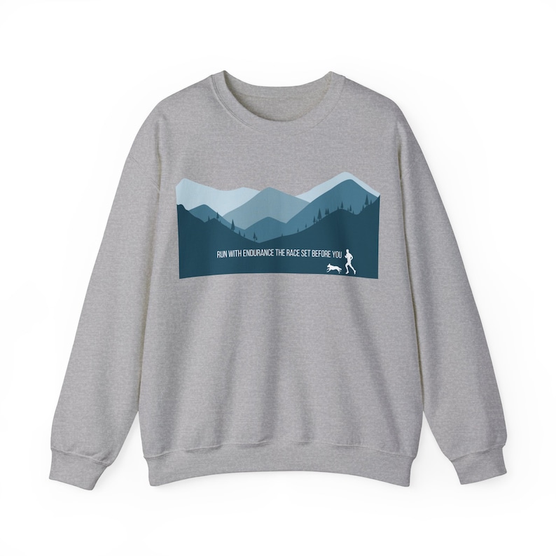 Run With Endurance the Race Set Before You Shirt, Running Sweatshirt ...